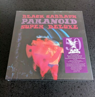 Black Sabbath, Paranoid Super Deluxe Edition Box Set Vinyl 5LP NEW ...