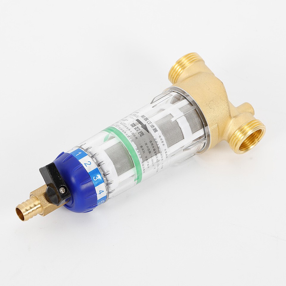 Purewater Whole House Water Pre-Filter System Reusable Spin Down ...