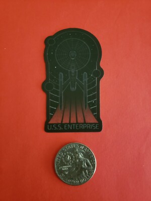 Star Trek USS Enterprise Refit Vinyl Decal Sticker Federation 1701 ...