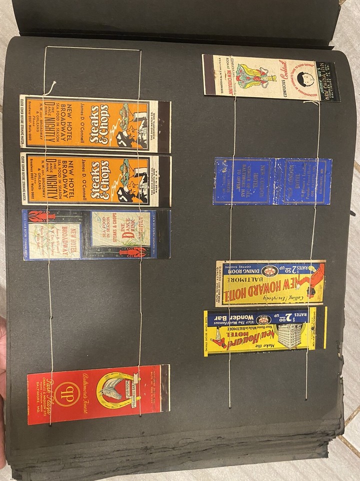 Huge Collection Of Hotel Matchbook Covers From The 1930s-40s Great ...