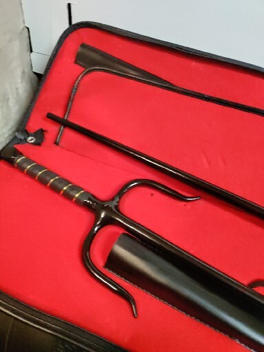 Ryukyu Karate Sai set of 2 Okinawa Traditional Jitte Training Gear ...