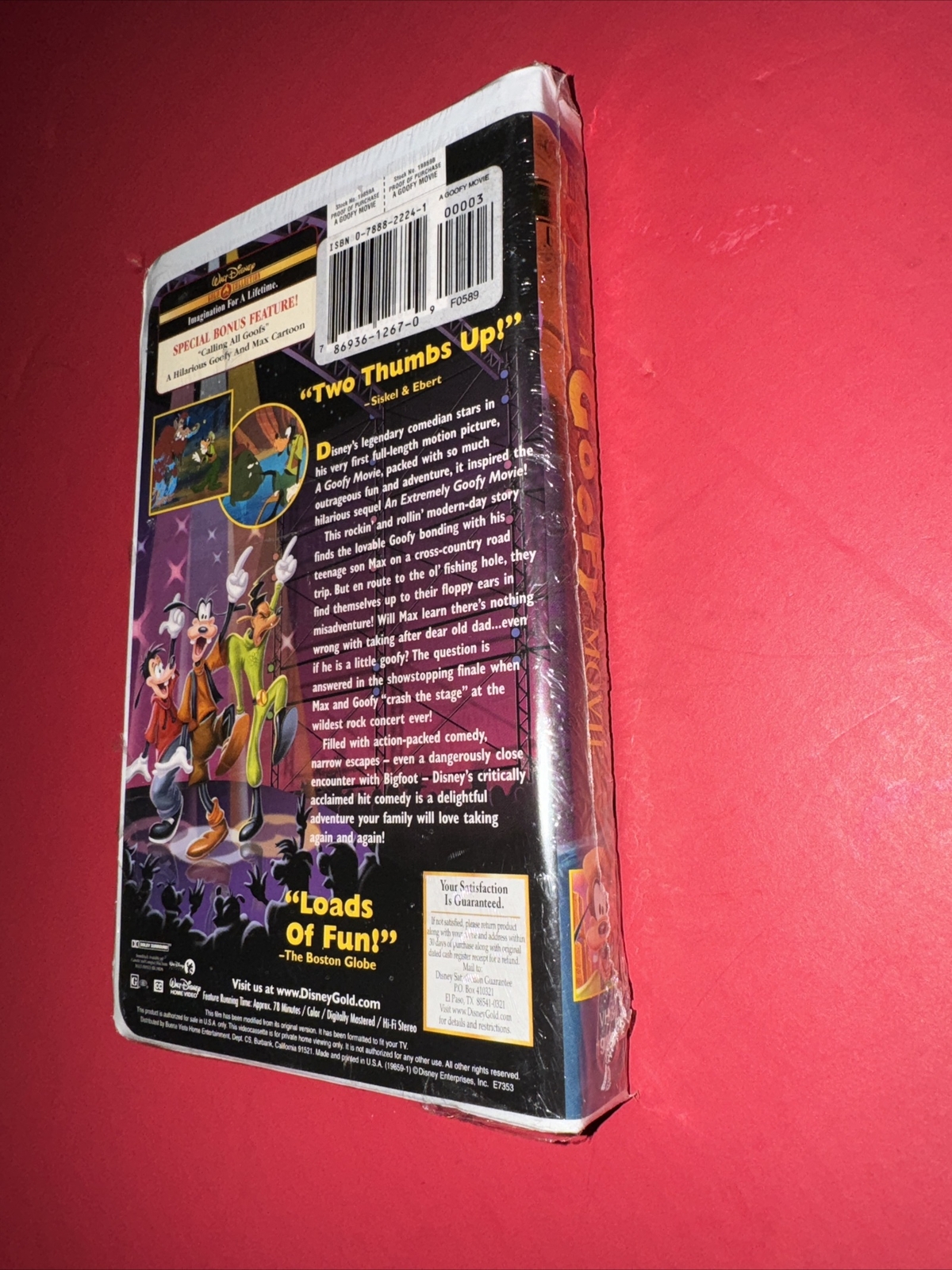 A Goofy Movie (VHS, 2000, Gold Collection Edition) for sale online | eBay