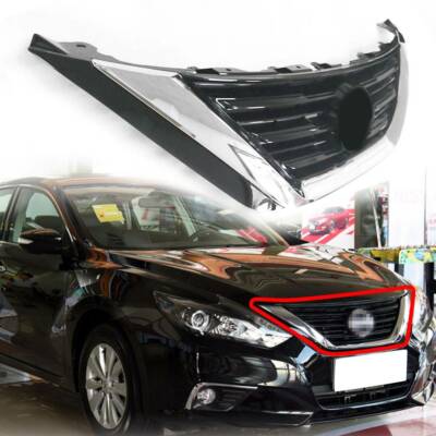 For 2016 2017 2018 Nissan Altima ABS Style Grille Front Upper Hood ...