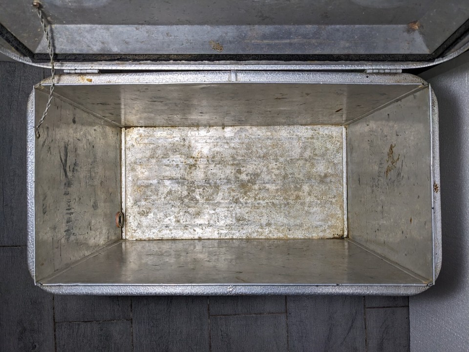 Vintage Knapp Monarch Therm-a-Chest Aluminum Cooler Ice Chest Box | eBay