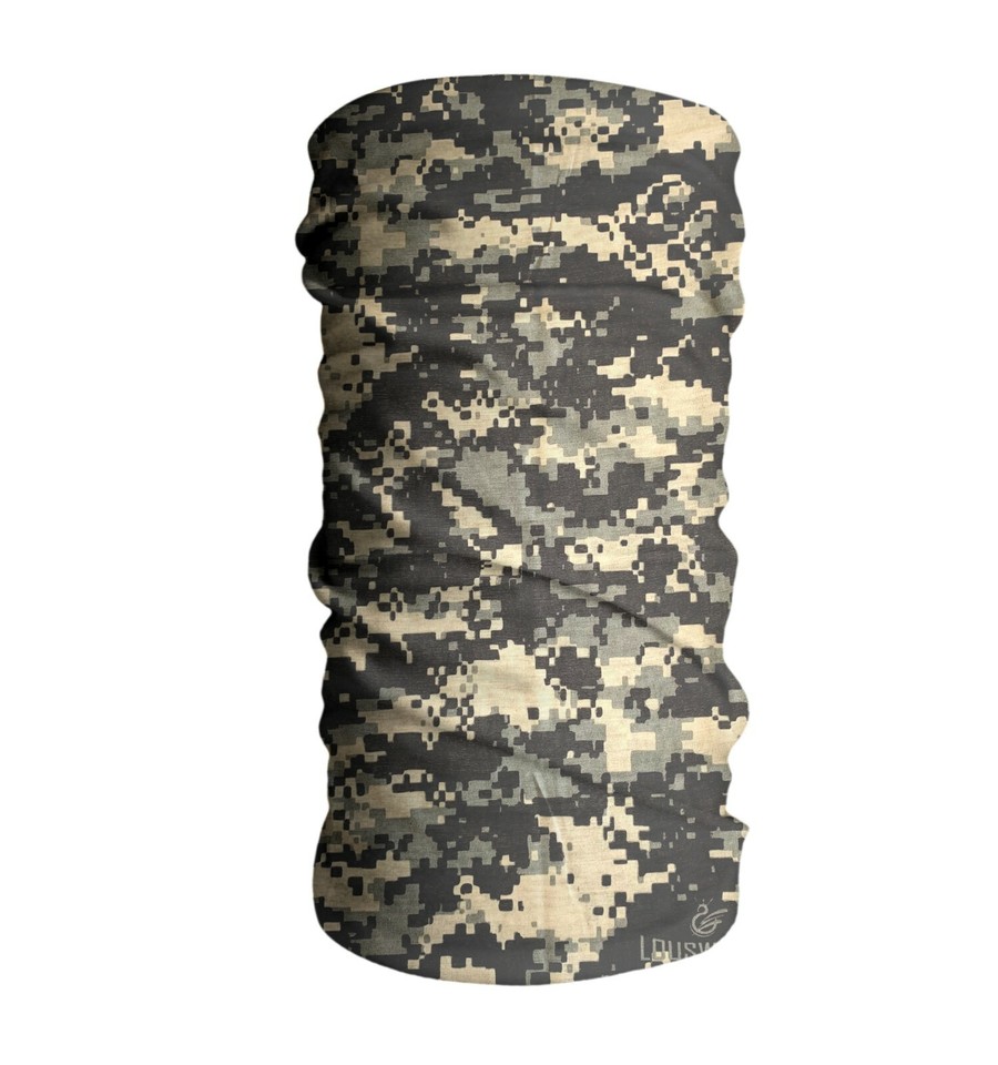 Forest Camouflage Neck Gaiter Mask Face Scarf Sun Cover Bandana ...