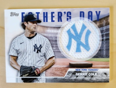 2023 Topps Series 2 Gerrit Cole Father's Day Commemorative Team Patch # ...