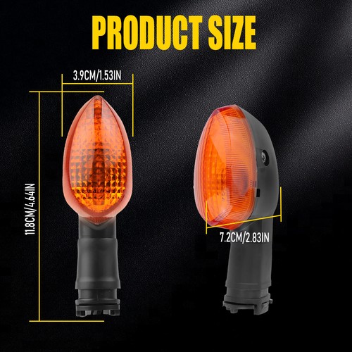 4PCS Turn Signal Light Indicator Lamp For 02-24 YAMAHA YZF- R25 R3 R15 ...