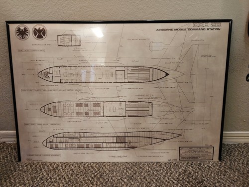 SDCC 2014 Exclusive Marvel Agents Of SHIELD Bus Blueprint Poster 267 ...