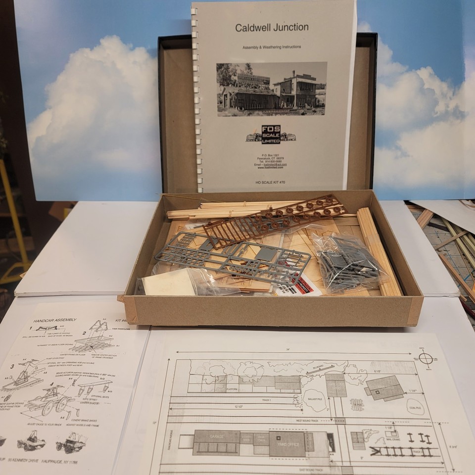 HO Scale - FOS Scale Limited Caldwell Junction Building Structure Kit ...