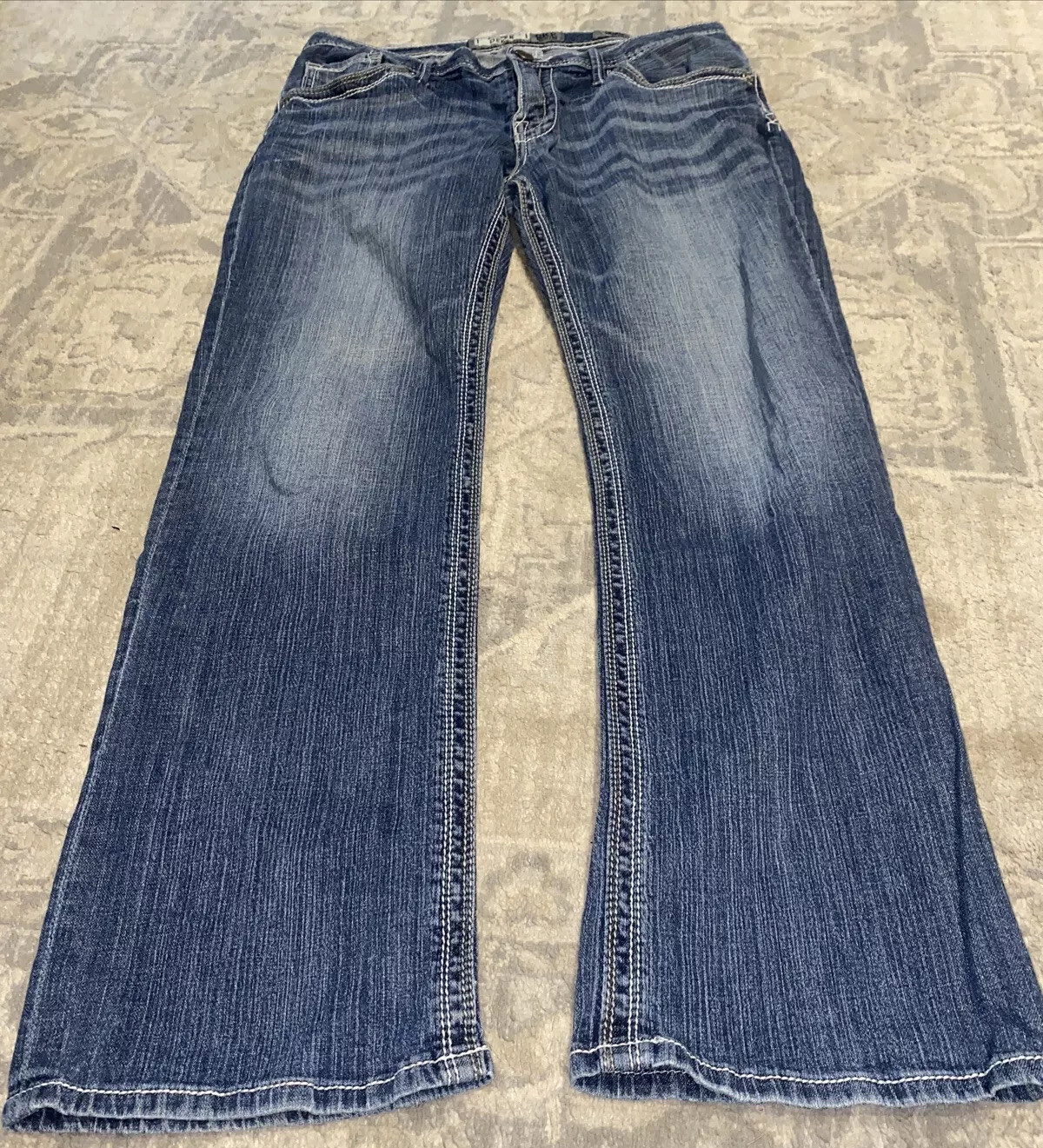 Mens BKE Denim Derek Straight Jeans Size 33R 33 X 30 | eBay