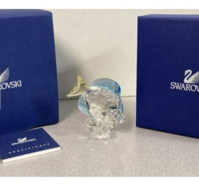Swarovski Crystal Blue Tang Fish 886180 W/Certificate | eBay