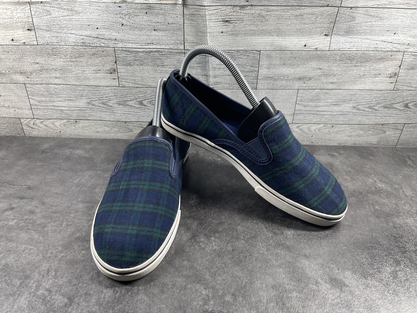Lauren Ralph Lauren Janis Women Shoes Blue 8B Tartan … - Gem