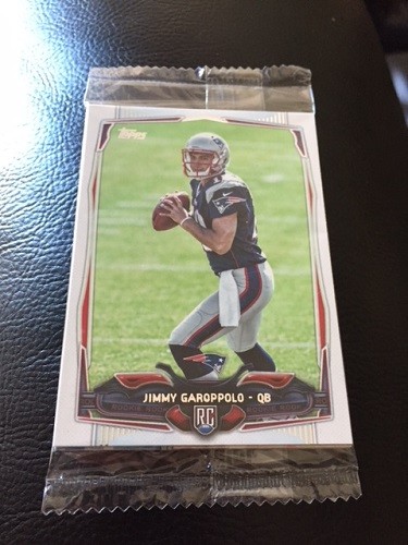 Jimmy Garoppolo Rookie Card Mint - New Sealed Topps Play 60 Promo Pack ...