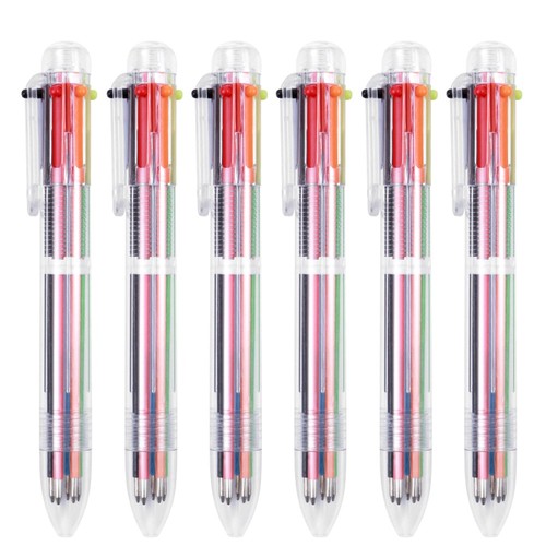 Multifunctional Ballpoint Pen Colorful Retractable Pens Multicolor | eBay