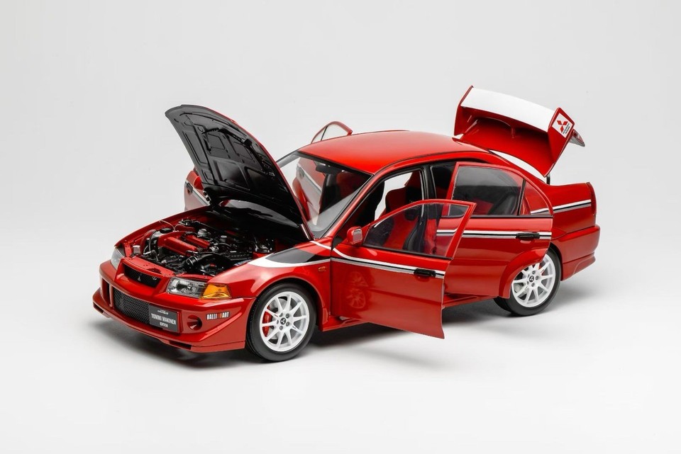 MOTORHELIX 1/18 MITSUBISHI LANCER EVO VI GSR TME WITH ORIGINAL LICENSE ...