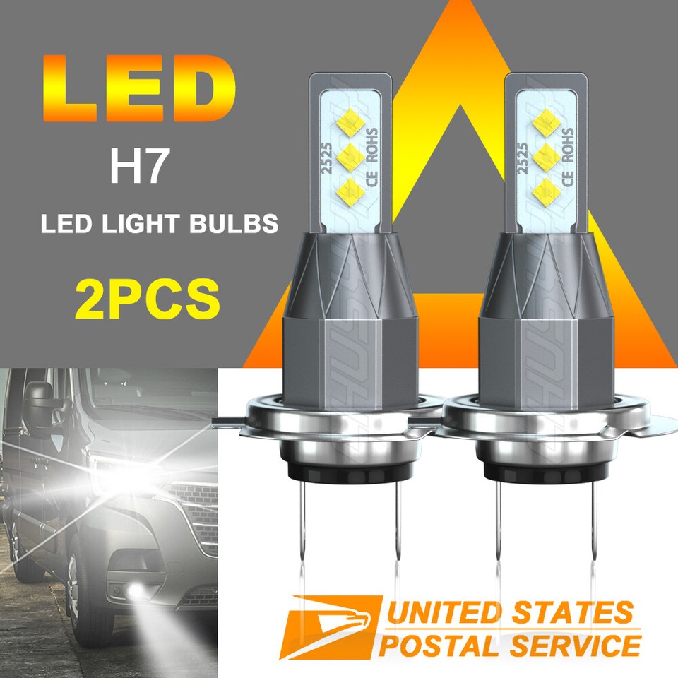 H7 LED Headlight Kit H7 Bulbs High/LOW Beam For Mercedes-Benz E350 2008 ...