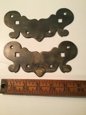 Drawer Pulls - Brass Back Plates
