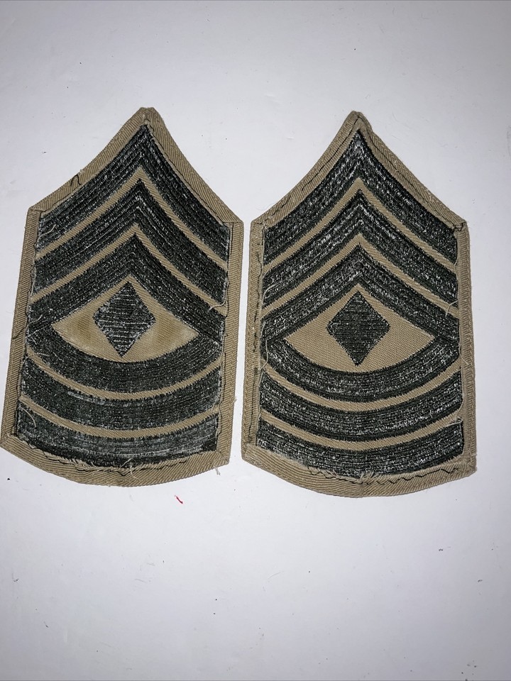 USMC Marine Corps First Sergeant Stripes Khaki Set | eBay