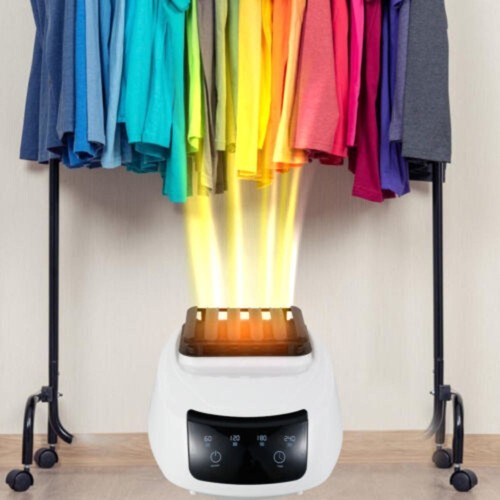 Laundry Airer Dryer Warm Air Blower Heated Clothes Dryer Home ...