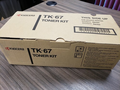 NEW! Kyocera TK-67 TK67 Genuine OEM Black Toner For FS-3820 FS-3830 | eBay