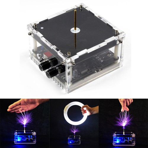 Music Tesla Coil Artificial Lightning Desktop Toy Wireless Transmission ...
