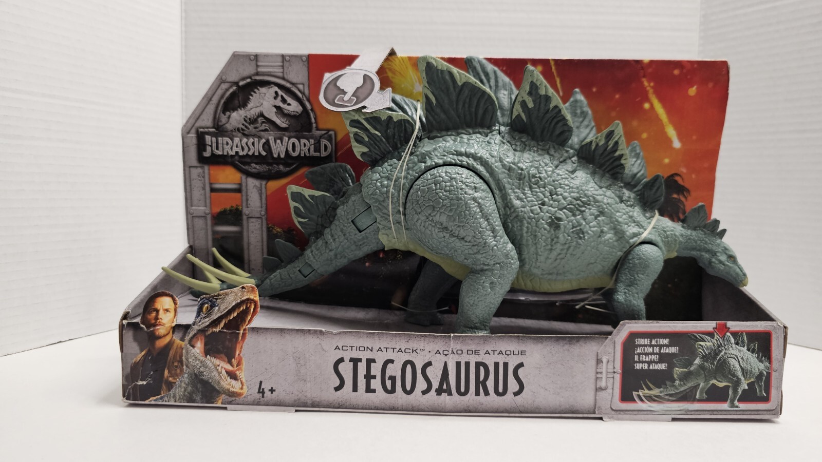 Mattel Jurassic World Action Attack Stegosaurus