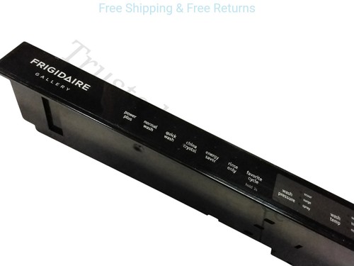 OEM FrigidAire Dishwasher Control Panel 117494801 BLACK | eBay