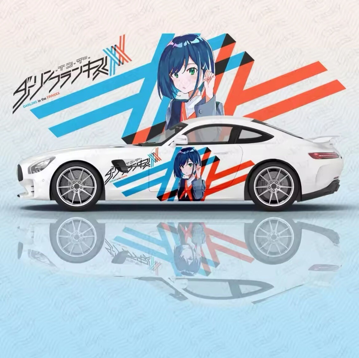Itasha Custom Car Decals; Anime Inspired Car Decals; Itasha Side Decal ...