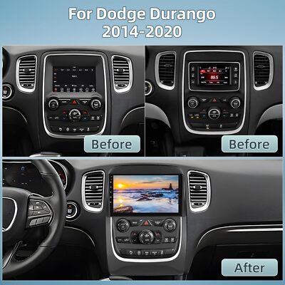 For 2014-2020 Dodge Durango 4+64GB Android 13 Car Stereo GPS Navi Radio ...