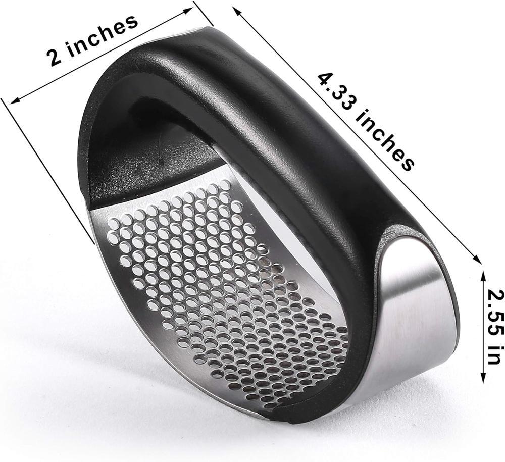 Stainless Steel Garlic Press Rocker, Garlic Smasher, Garlic Chopper ...