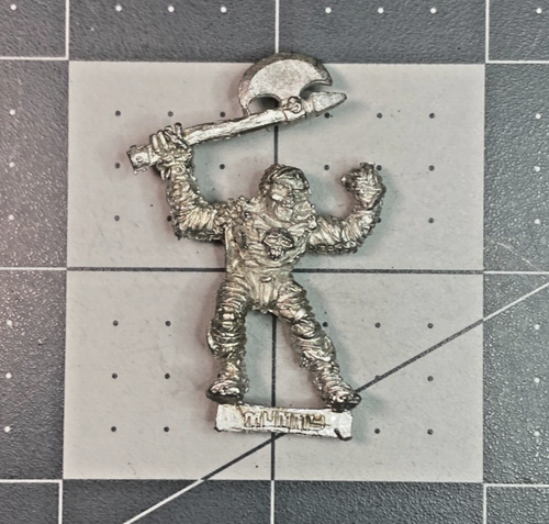 Classic Warhammer MUMMY w/ Ax Tomb kings undead metal Old World 1992 GW ...