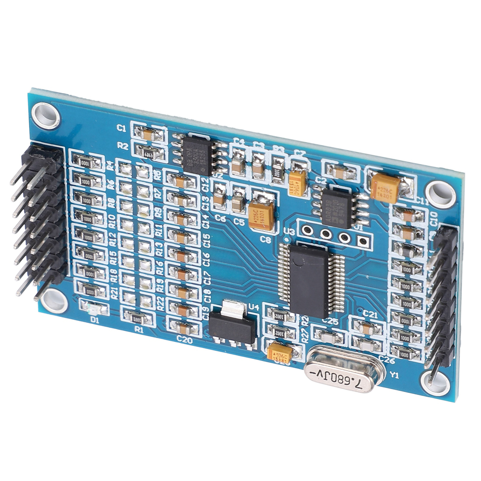 24 Bit 8 Channel ADC Module Data Acquisition Board 30ksps Data Output ...