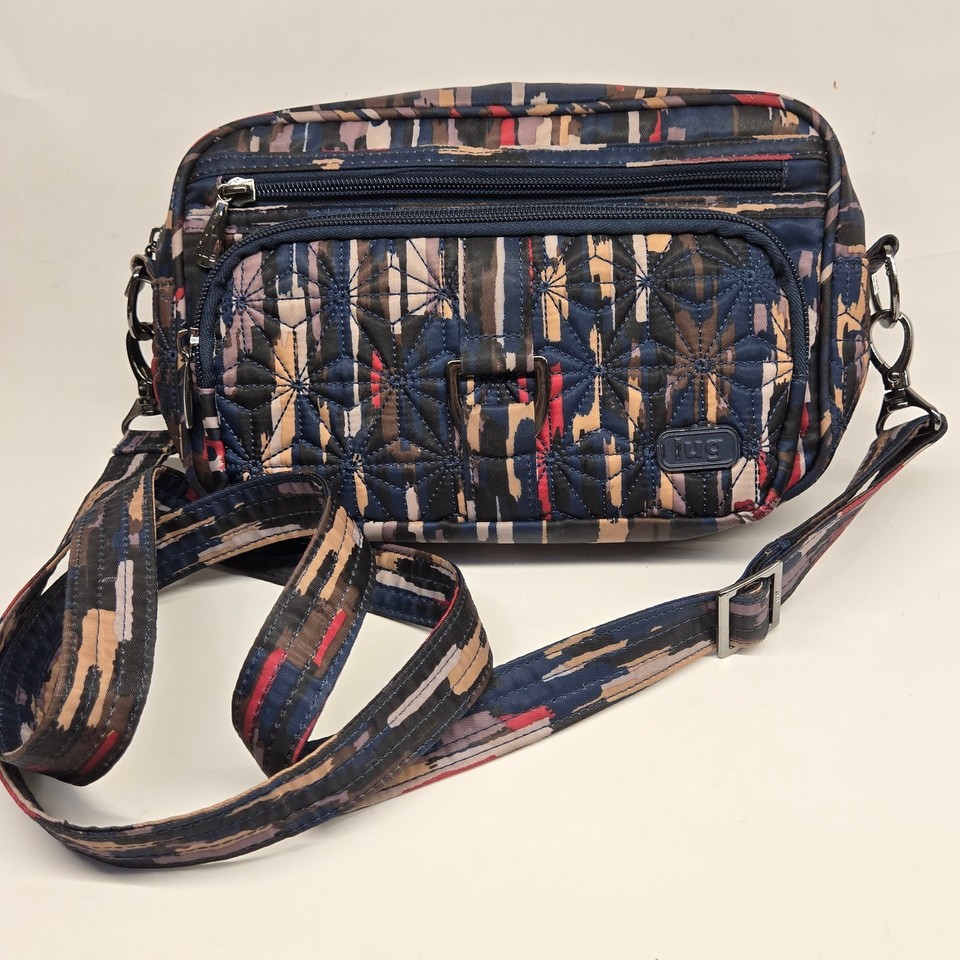 LUG Carousel Quilted Multi-Color Convertible Crossbody and Belt Bag | eBay