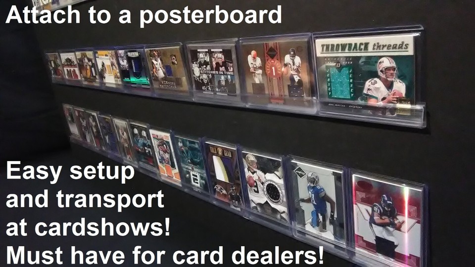 Caardvark Trading Card Wall Display - Quick Setup - Mounting Strips ...