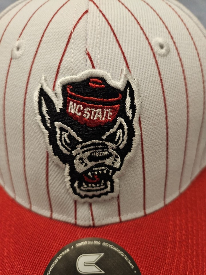 NC State Wolfpack NCSU Colosseum Tuffy Pin Stripe Snapback Baseball Cap ...