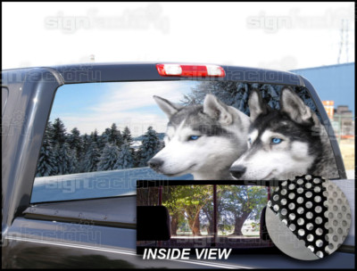 P228 Wolf Rear Window Tint Graphic Decal Wrap Back Pickup Graphics | eBay