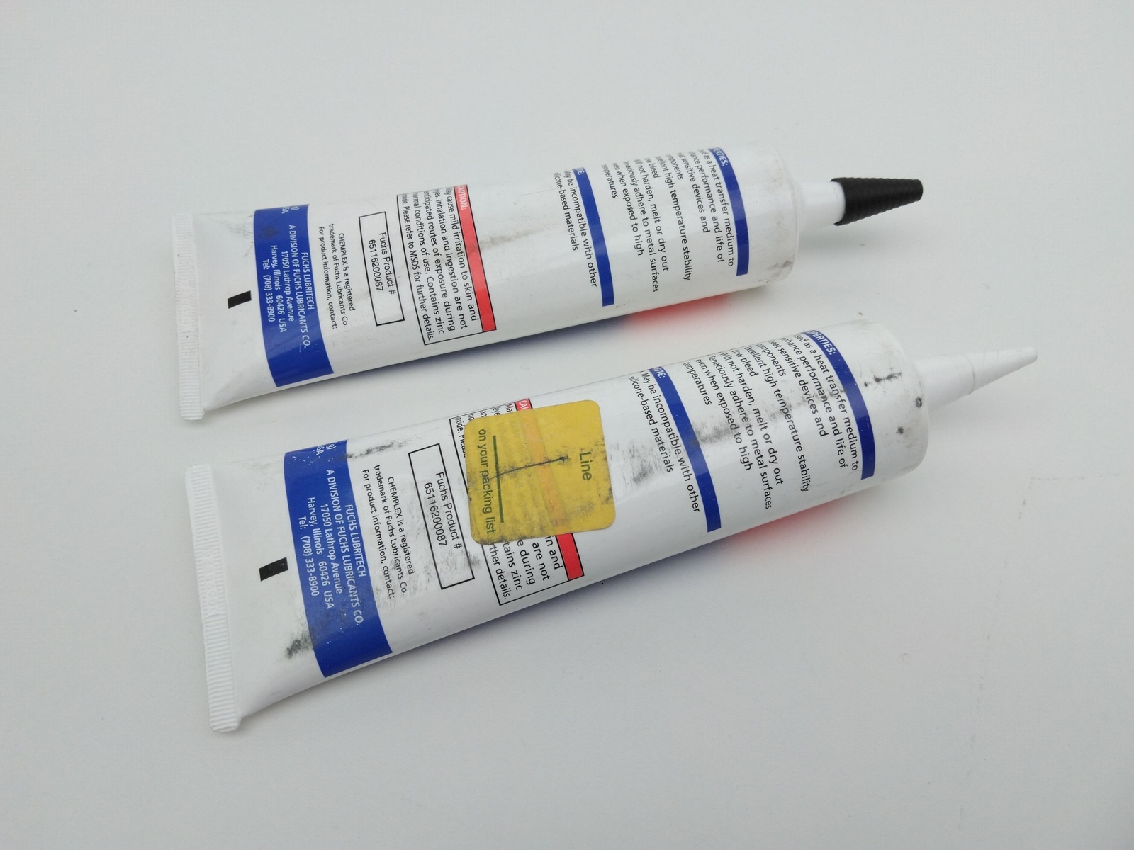 Fuchs Lubritech Chemplex 1381 DE Silicone Heat Sink Compound, 8oz Tubes ...