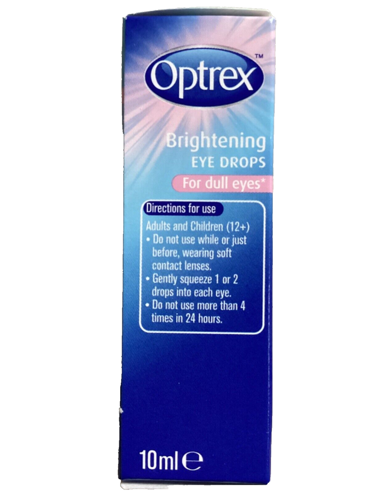Optrex Brightening Eye Drops for dull eyes for dazzling eyes in an ...