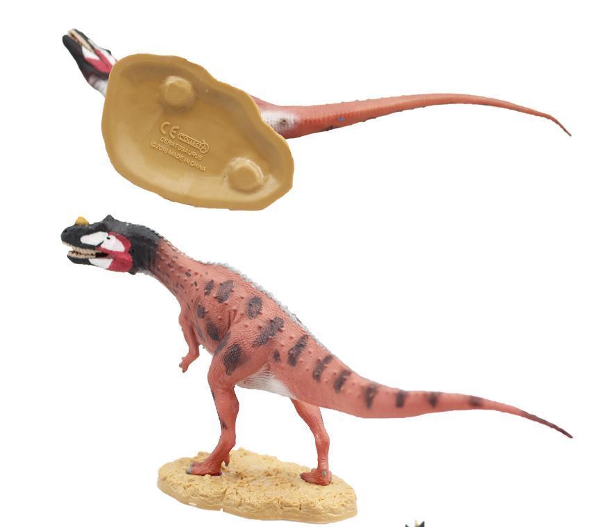 Ceratosaurus Dinosaur with Moving Jaw Deluxe Toy Model by CollectA ...