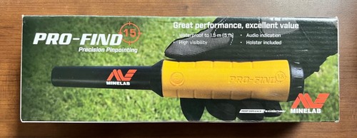 Minelab PRO-FIND 15 Pinpointer Includes Holster - OPEN - FREE SHIPPING ...
