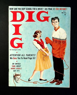 DIG Magazine December 1961, Bobby Rydell, "For Teenagers Only ...