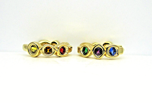 Authentic Pandora #262567C01 Marvel The Avengers Infinity Stones Hoop ...