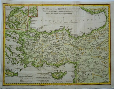 Pre-1900 - Map Of Asia Minor