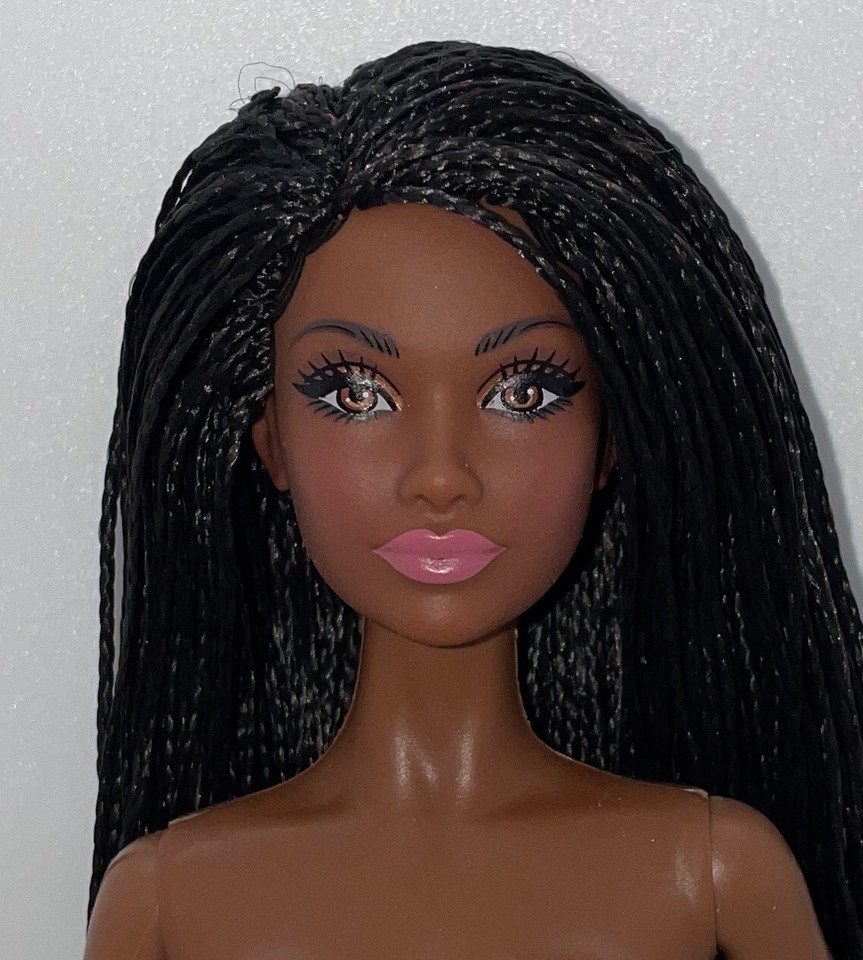 Barbie 2024 Looks Model #21 Model Muse Body Hybrid NUDE AA Doll Braids ...
