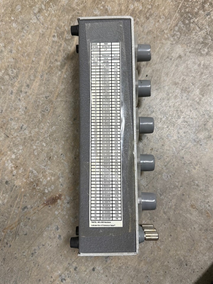 GENERAL RADIO 1434-M 5 DECADE RESISTOR BOX 111,110 OHM GENRAD | eBay