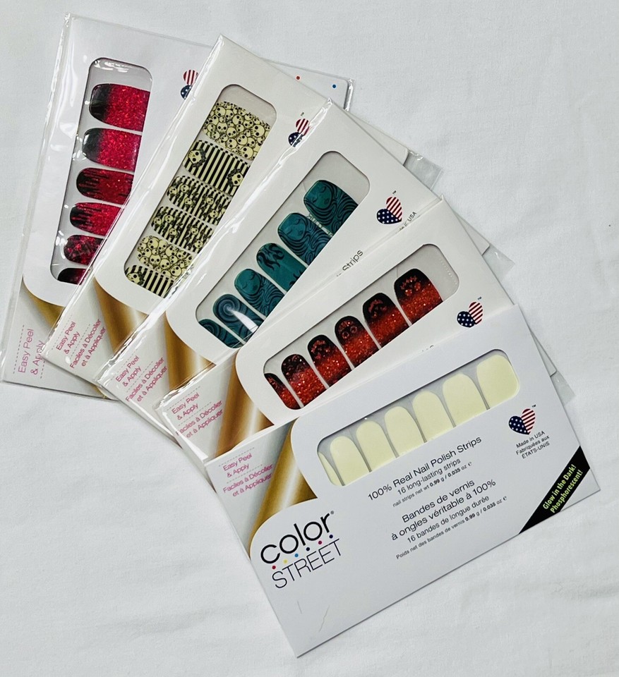 Color Street HALLOWEEN 2019, Literally Dead, Hex Girlfriend, Free Glow ...