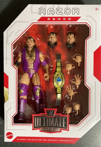Razor Ramon Ultimate CHASE Edition Series #16 (PURPLE) Mint Box WWE WWF ...