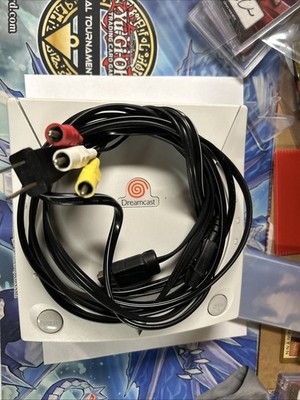 Saga Dream Cast Console with AV and Power Cord Tested Working With 2 ...