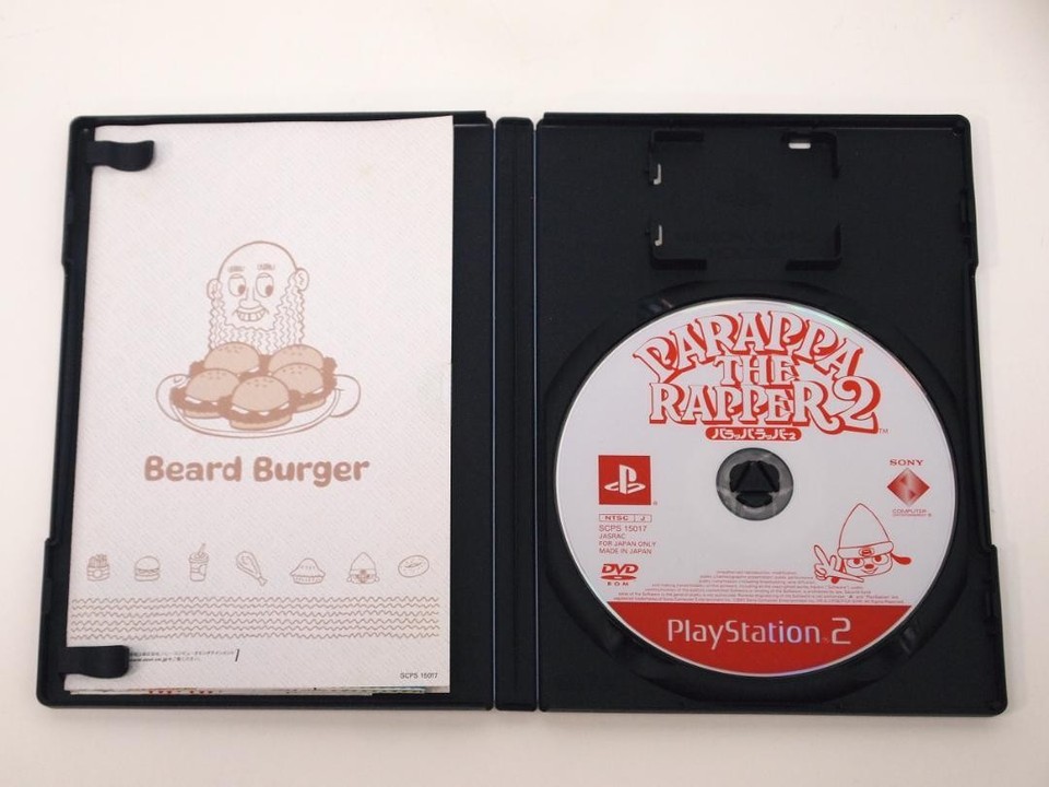 PaRappa the Rapper 2 PS2 Sony PlayStation 2 Rhythm Action 2001 NTSC-J F ...