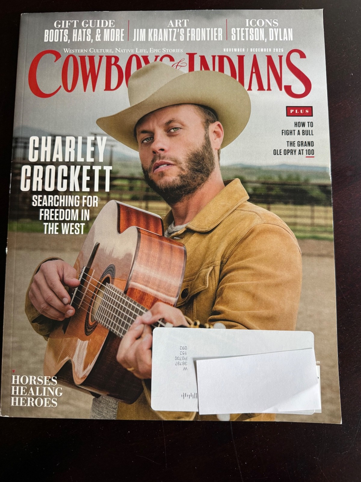 COWBOYS & INDIANS Magazine November December 2025 Charley Crockett ...